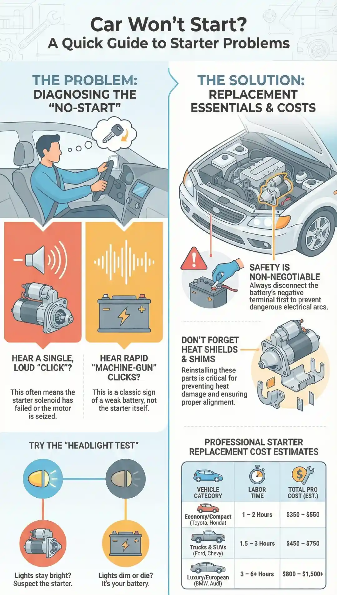 How Do You Replace the Starter Assembly?