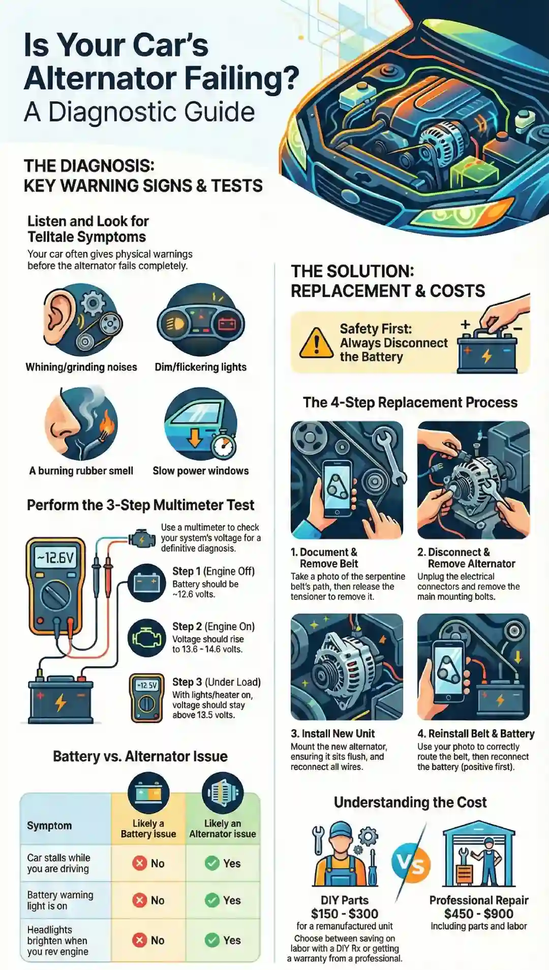 How to Fix a Car Alternator: Step-by-Step Guide for Drivers